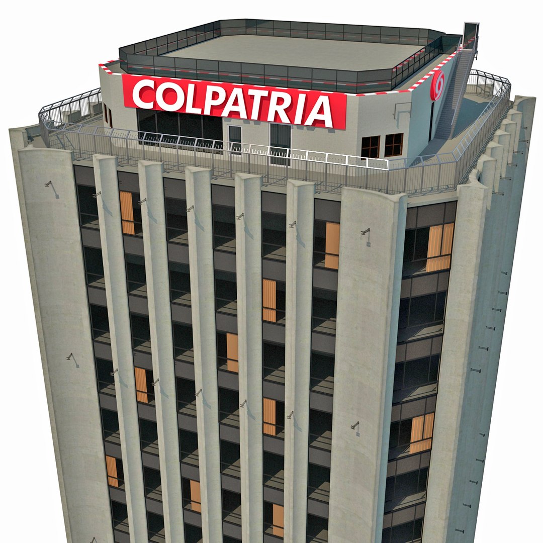 Torre Colpatria Skyscraper 3d Model