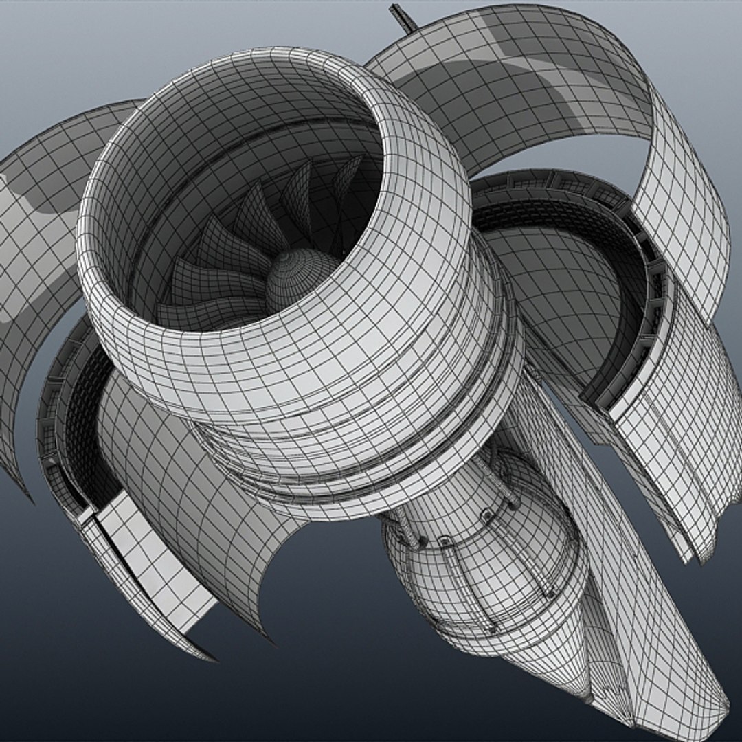 3ds genx-1b jet engine