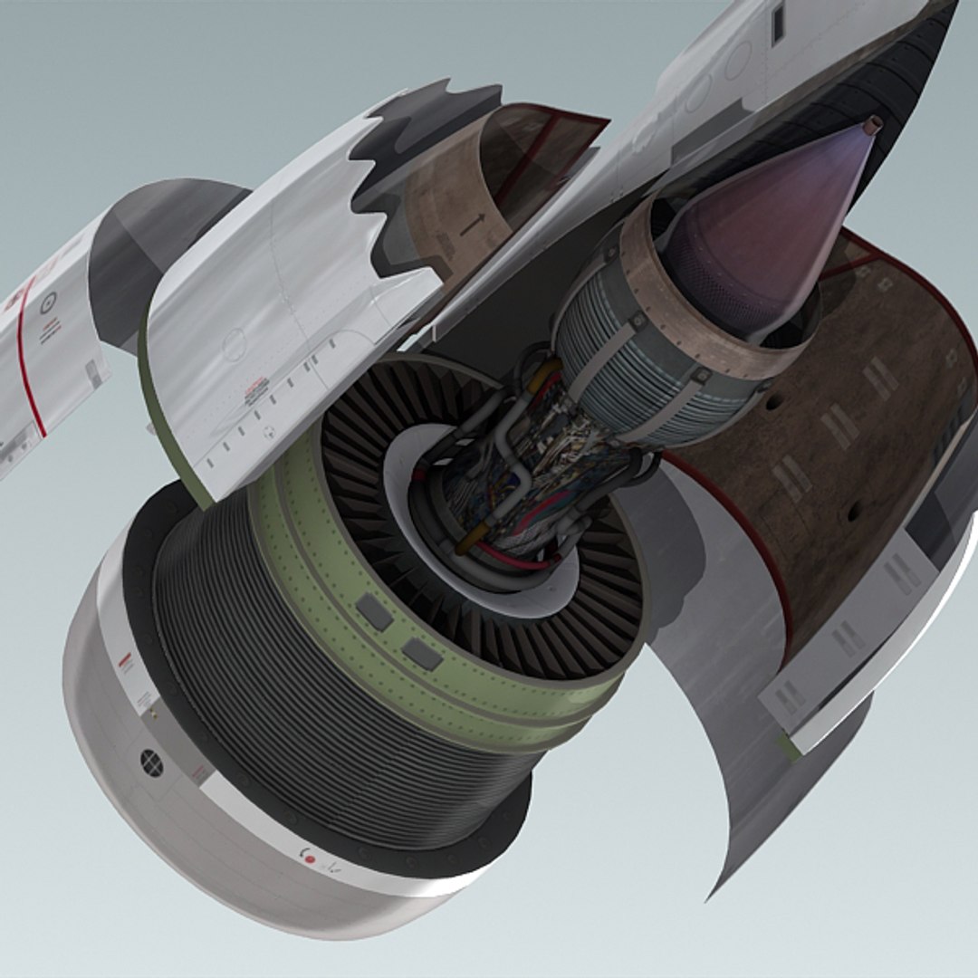 3ds Genx-1b Jet Engine