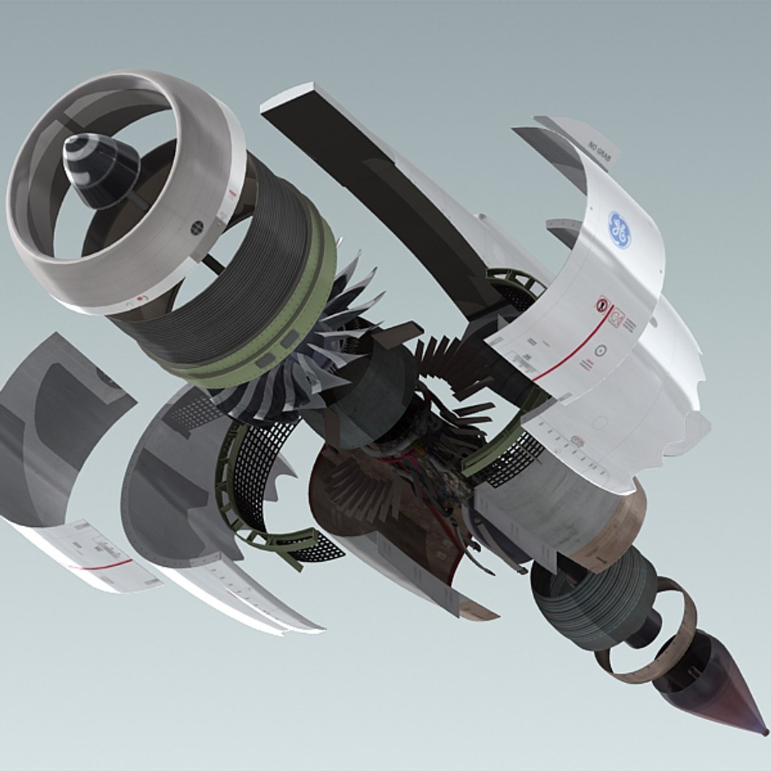 3ds Genx-1b Jet Engine