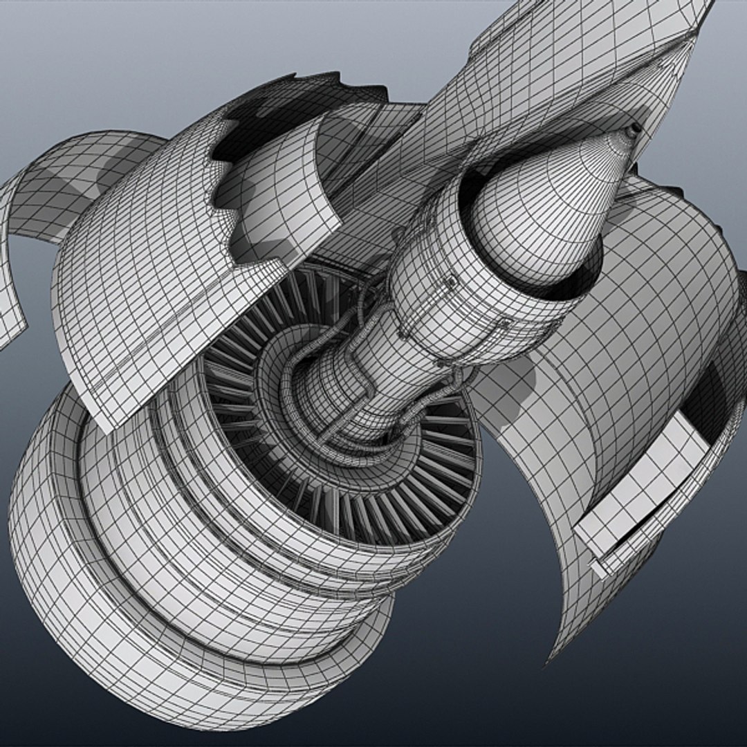 3ds Genx-1b Jet Engine