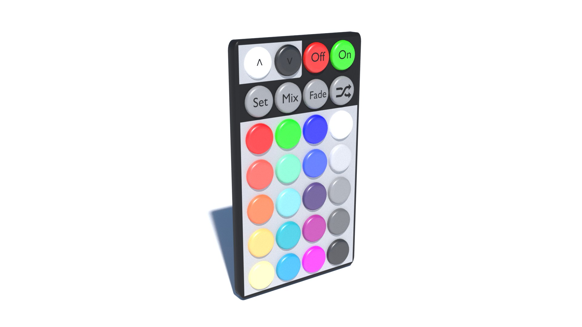 3d Model Rgb Remote Control