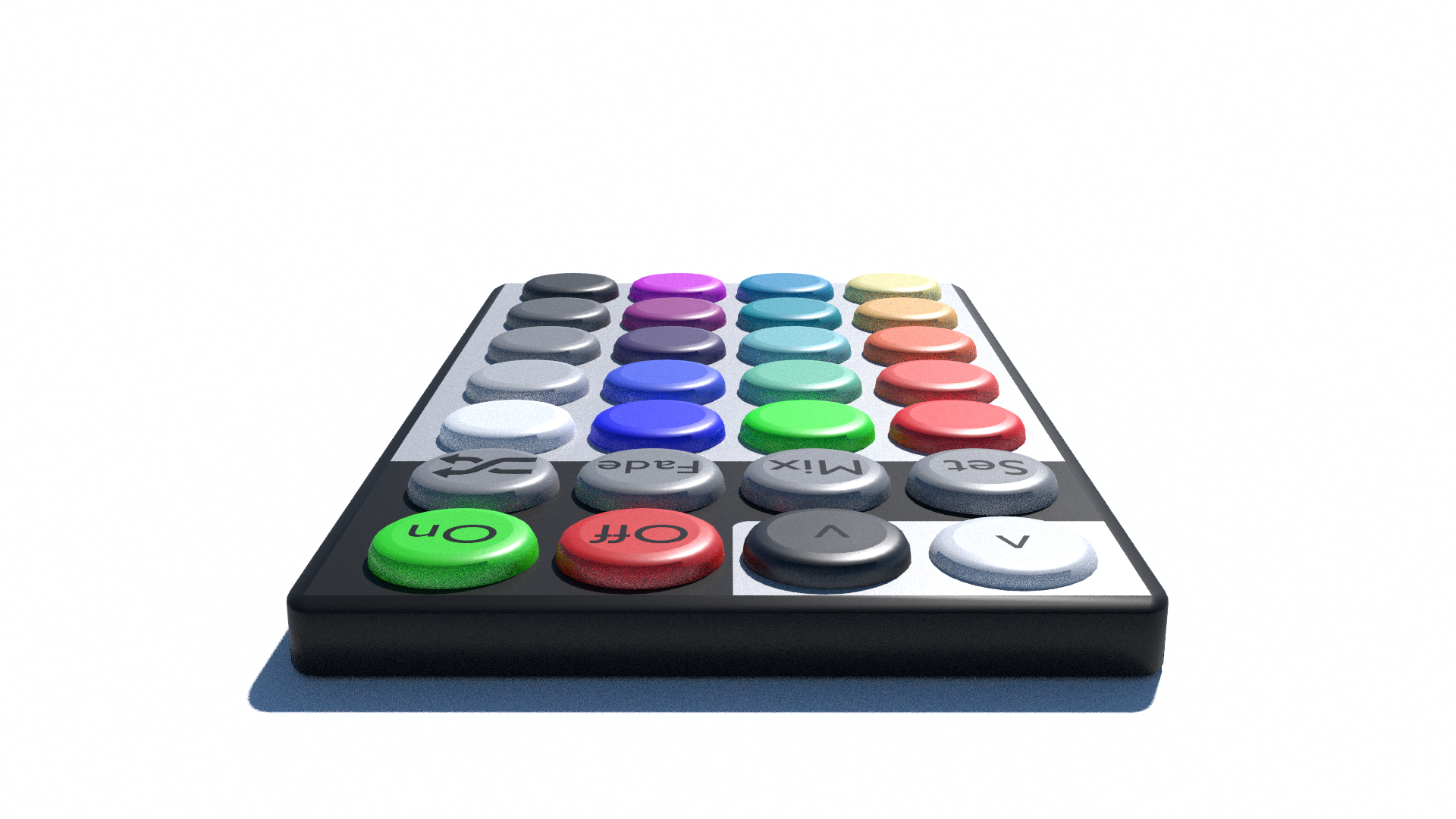 3d Model Rgb Remote Control