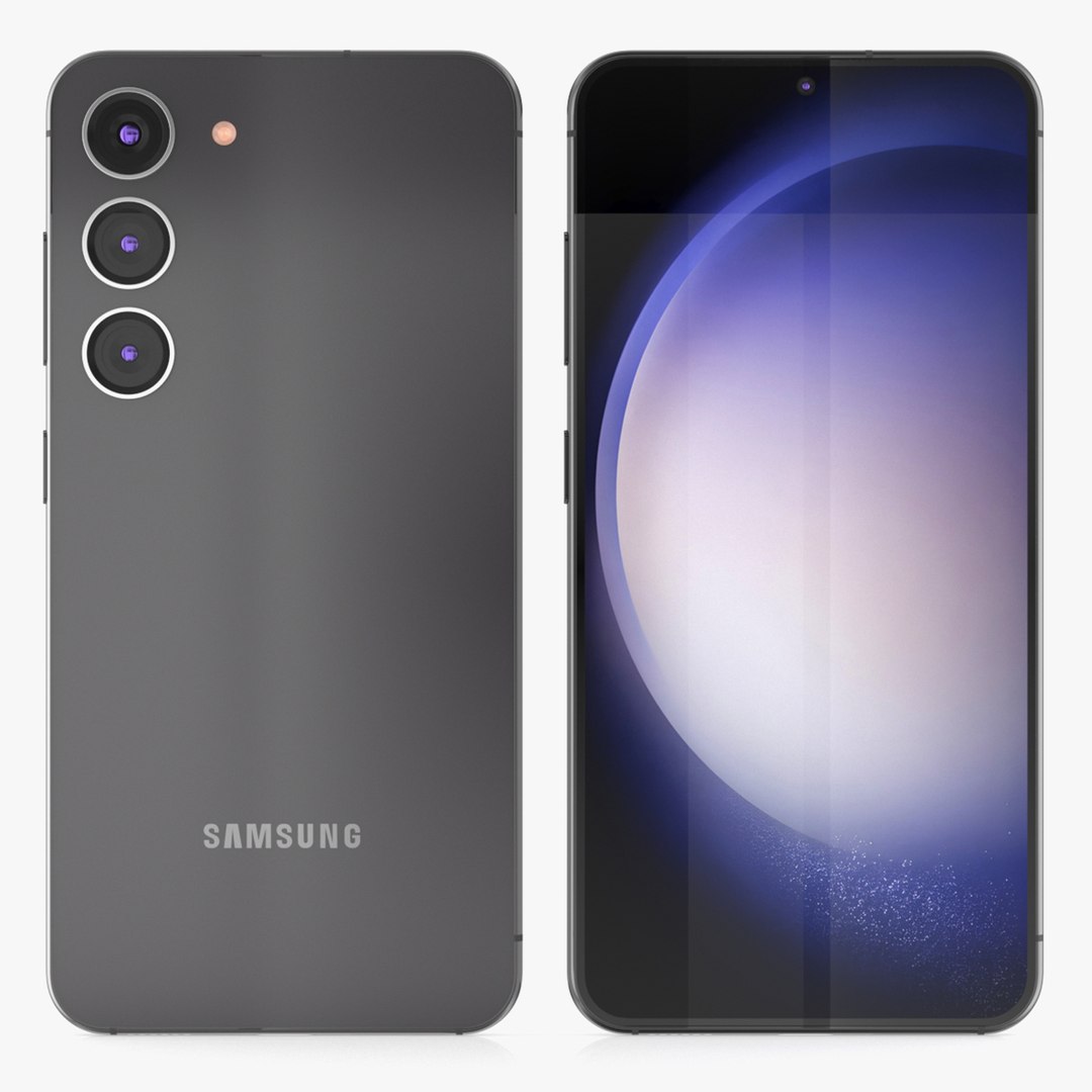 3D Samsung galaxy S23 Phantom Black - TurboSquid 2101768