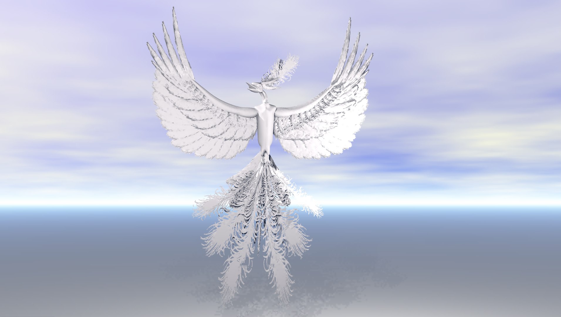 Phoenix Bird 3d Obj