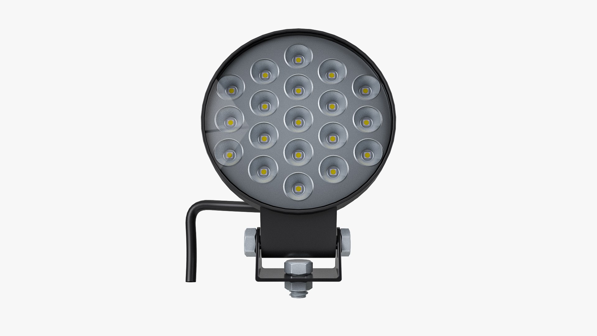 3D Circular LED Light Bar Model - TurboSquid 1802064