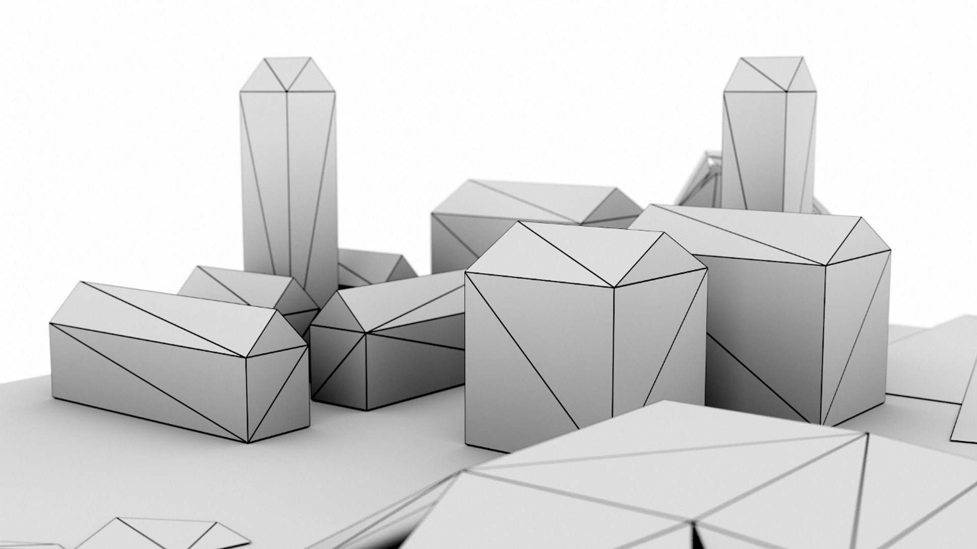 3D Model Paper House Folding - TurboSquid 1546817