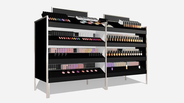 3D retail make-up display - TurboSquid 1659311