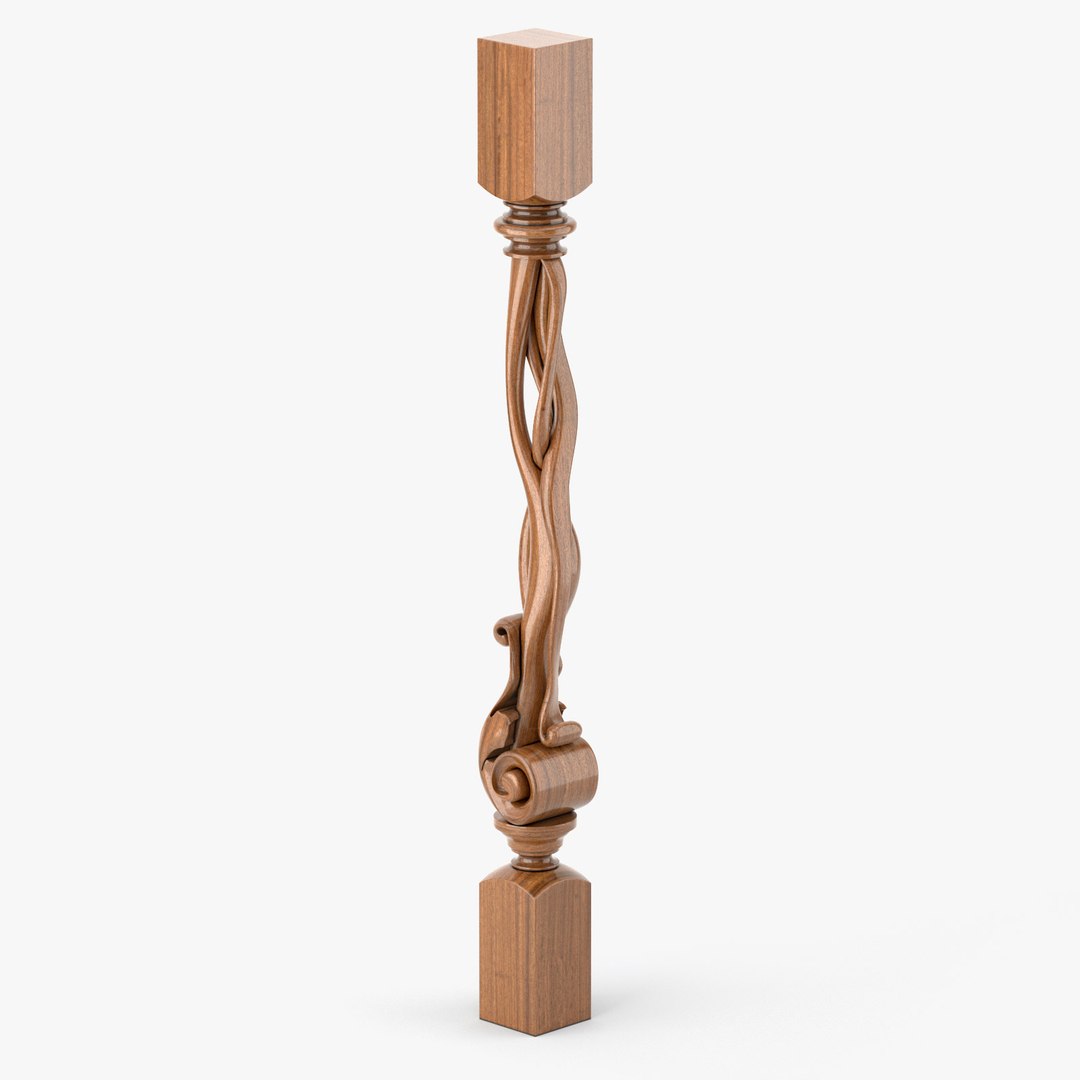 Decorative Baluster B003 Model - TurboSquid 1597394