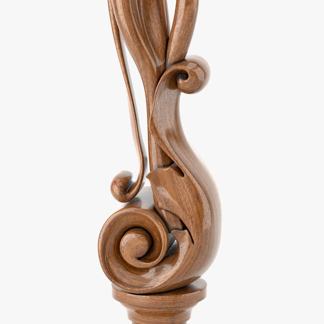 Decorative Baluster B003 Model - TurboSquid 1597394