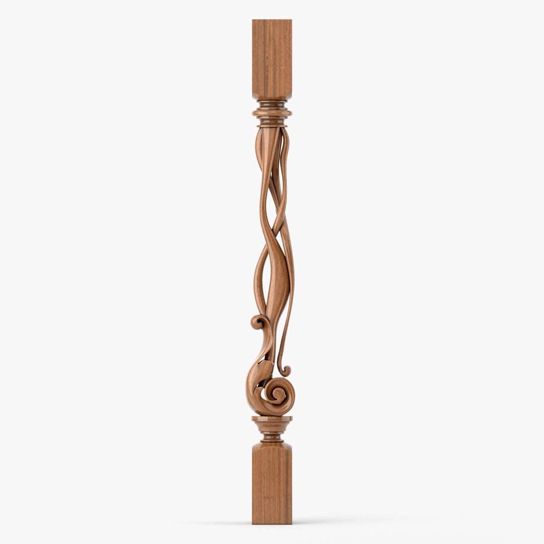 Decorative Baluster B003 Model - TurboSquid 1597394