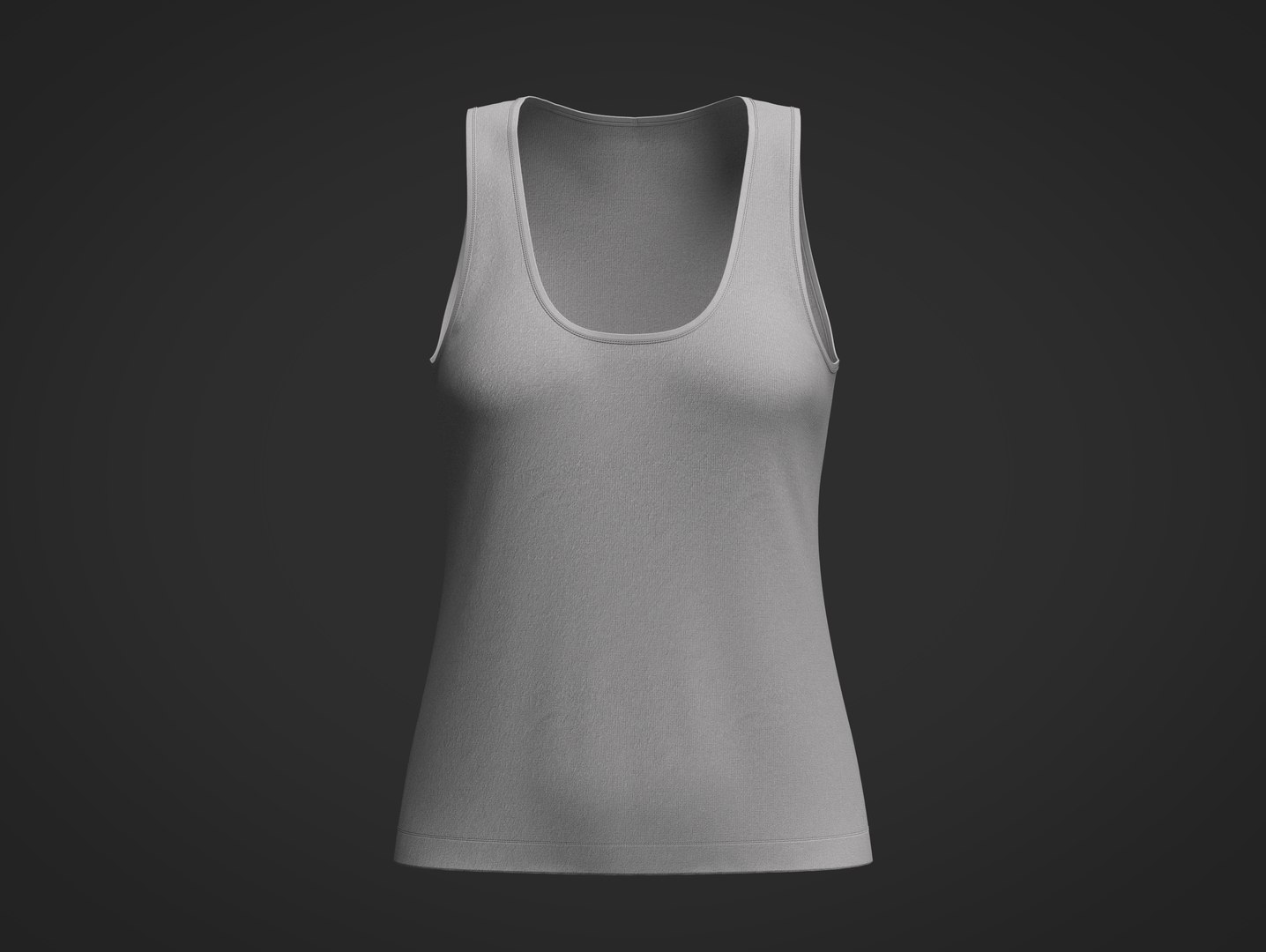 Female Tank Top 3D Model - TurboSquid 2339712