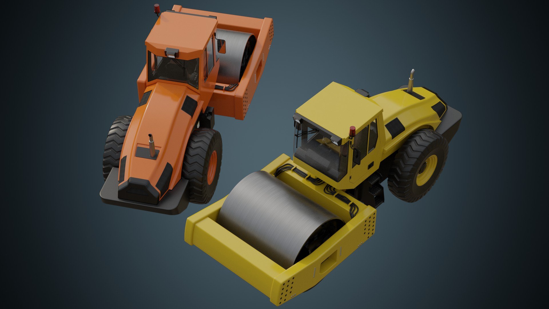 Compactor 1A 3D Model - TurboSquid 1870230