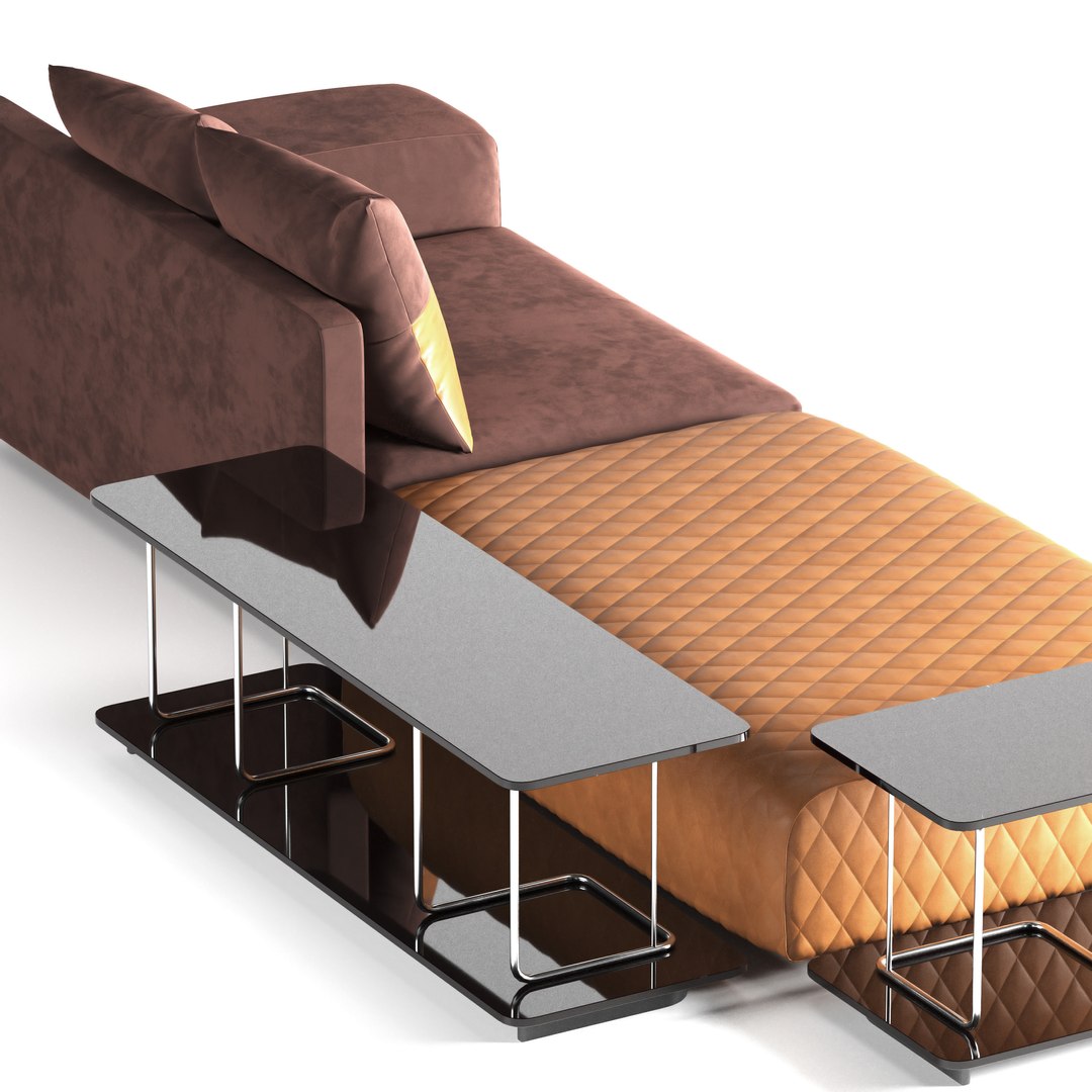 Melpot Modular Sofa By Natuzzi Italia model - TurboSquid 1763590