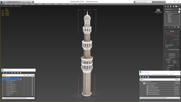 3D Minaret model - TurboSquid 1971799