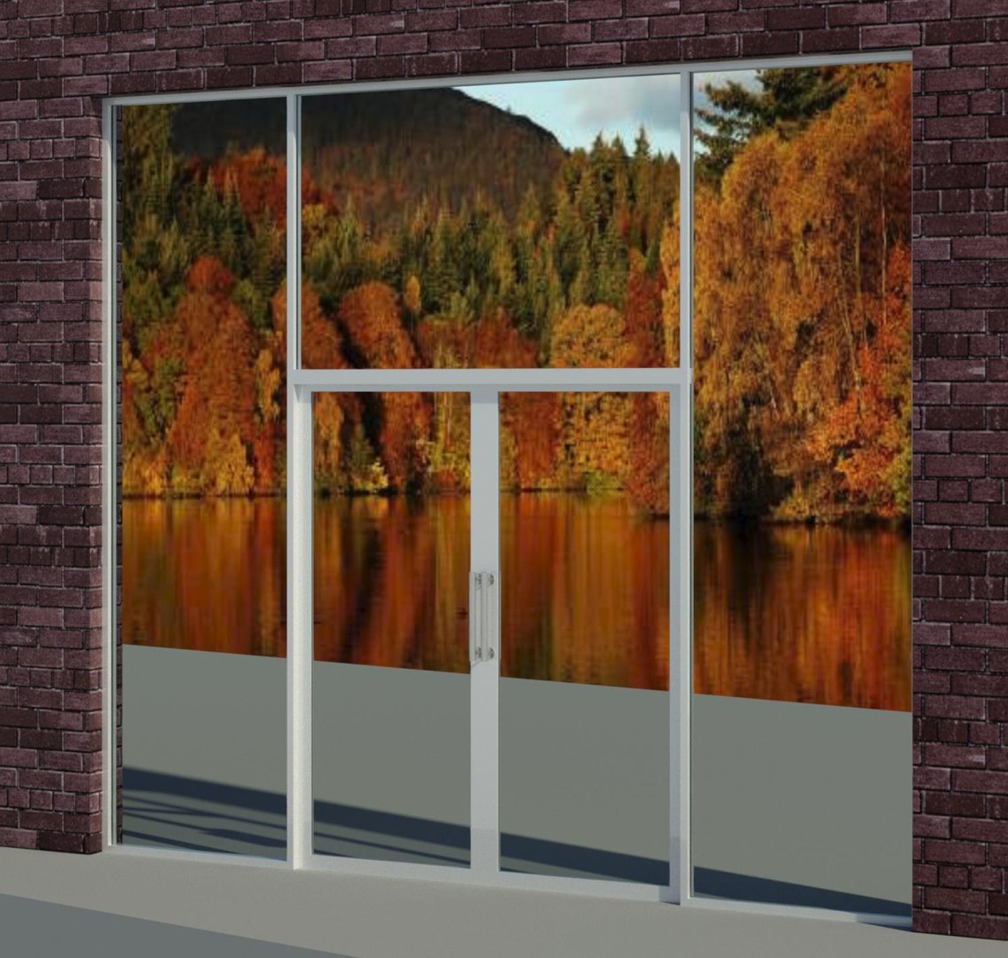 3D Aluminium Window Model - TurboSquid 1997375