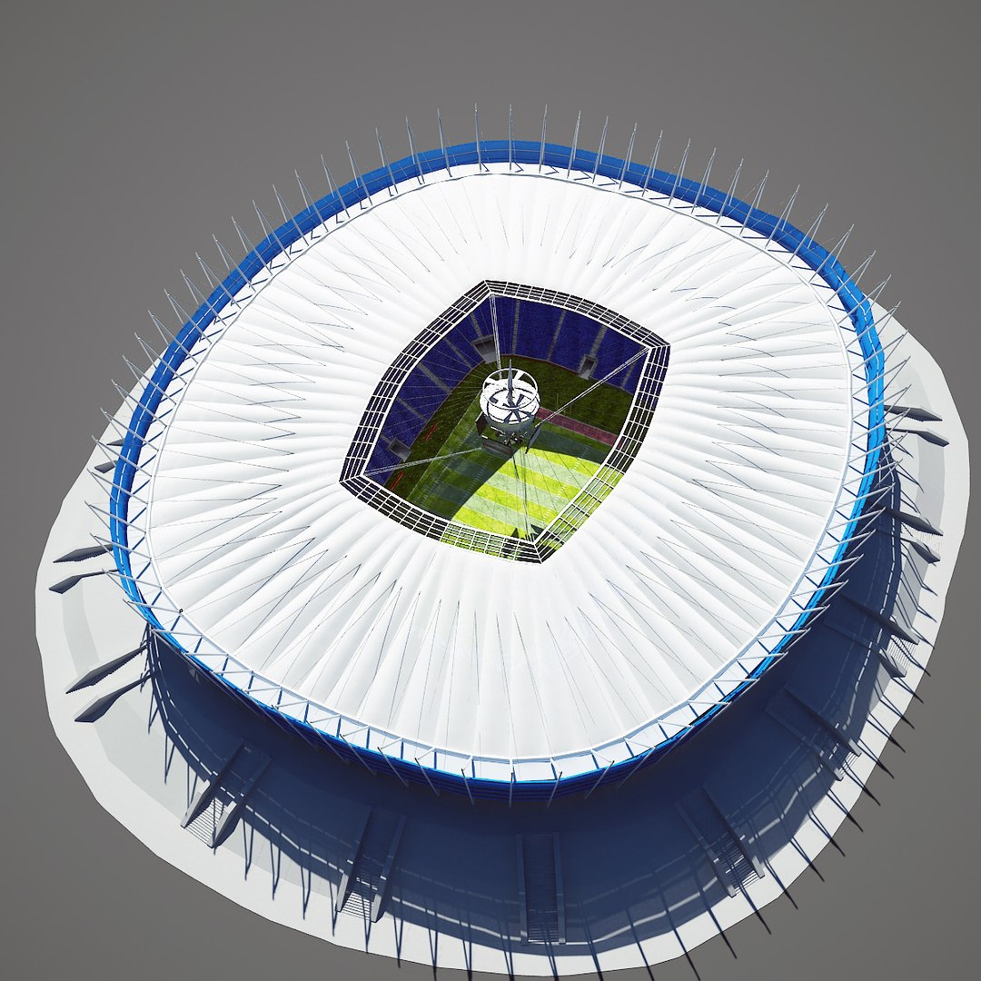 American Football Stadium 3d Model