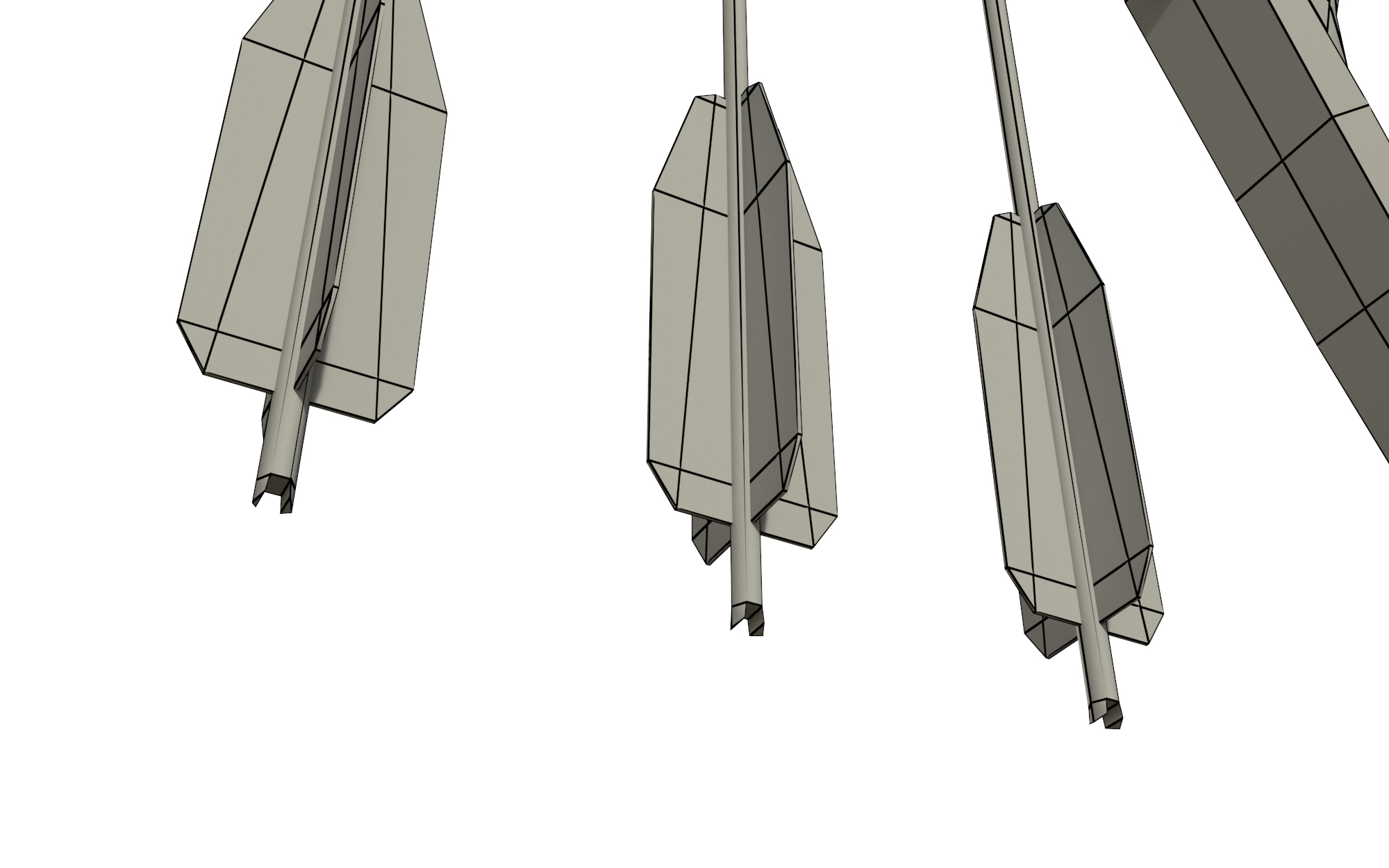 3D model bow quiver arrows - TurboSquid 1285491