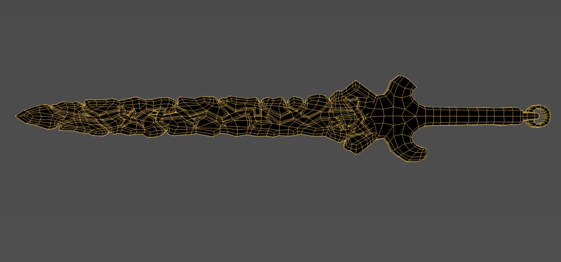 3D Molten Sword Low-poly - TurboSquid 1791243