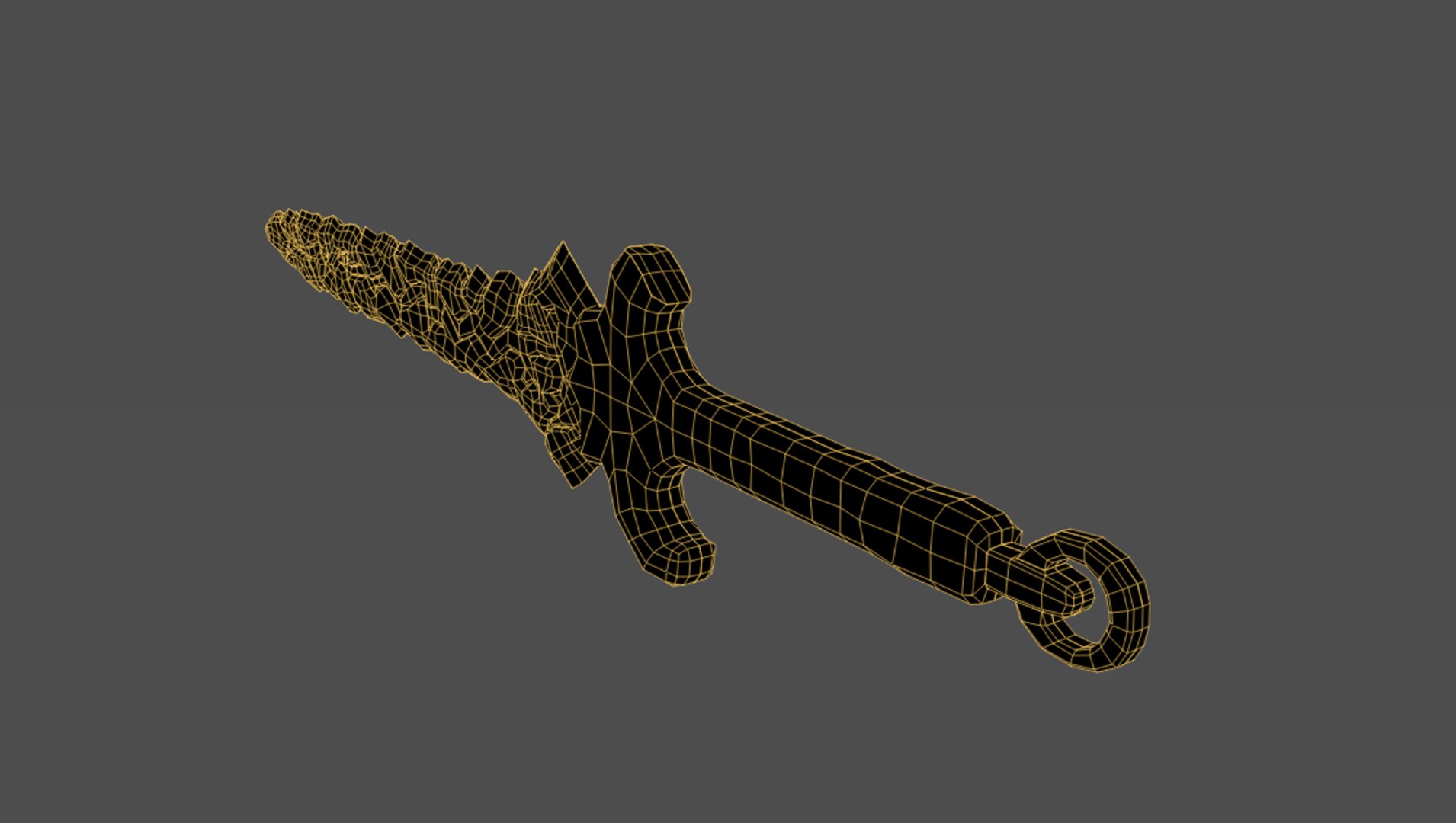 3D Molten Sword Low-poly - TurboSquid 1791243