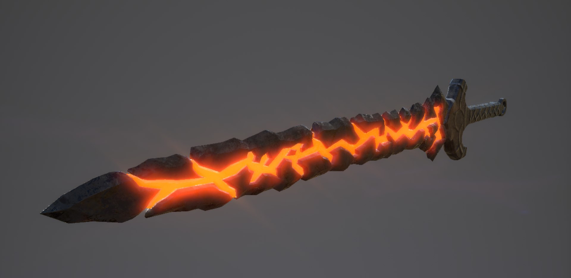 3D Molten Sword Low-poly - TurboSquid 1791243