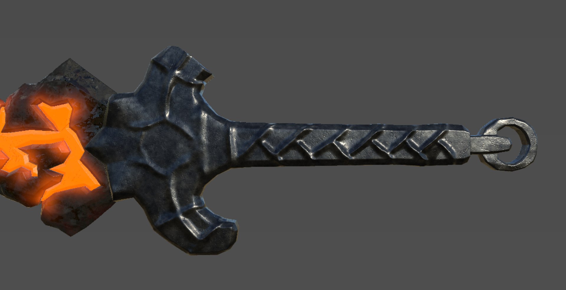 3D Molten Sword Low-poly - TurboSquid 1791243