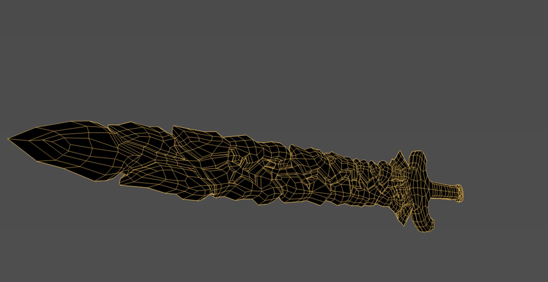 3D Molten Sword Low-poly - TurboSquid 1791243