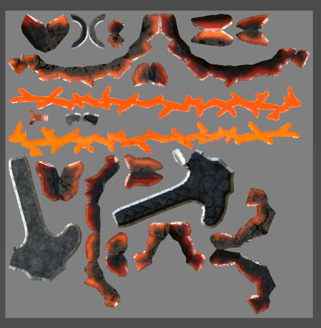 3D Molten Sword Low-poly - TurboSquid 1791243