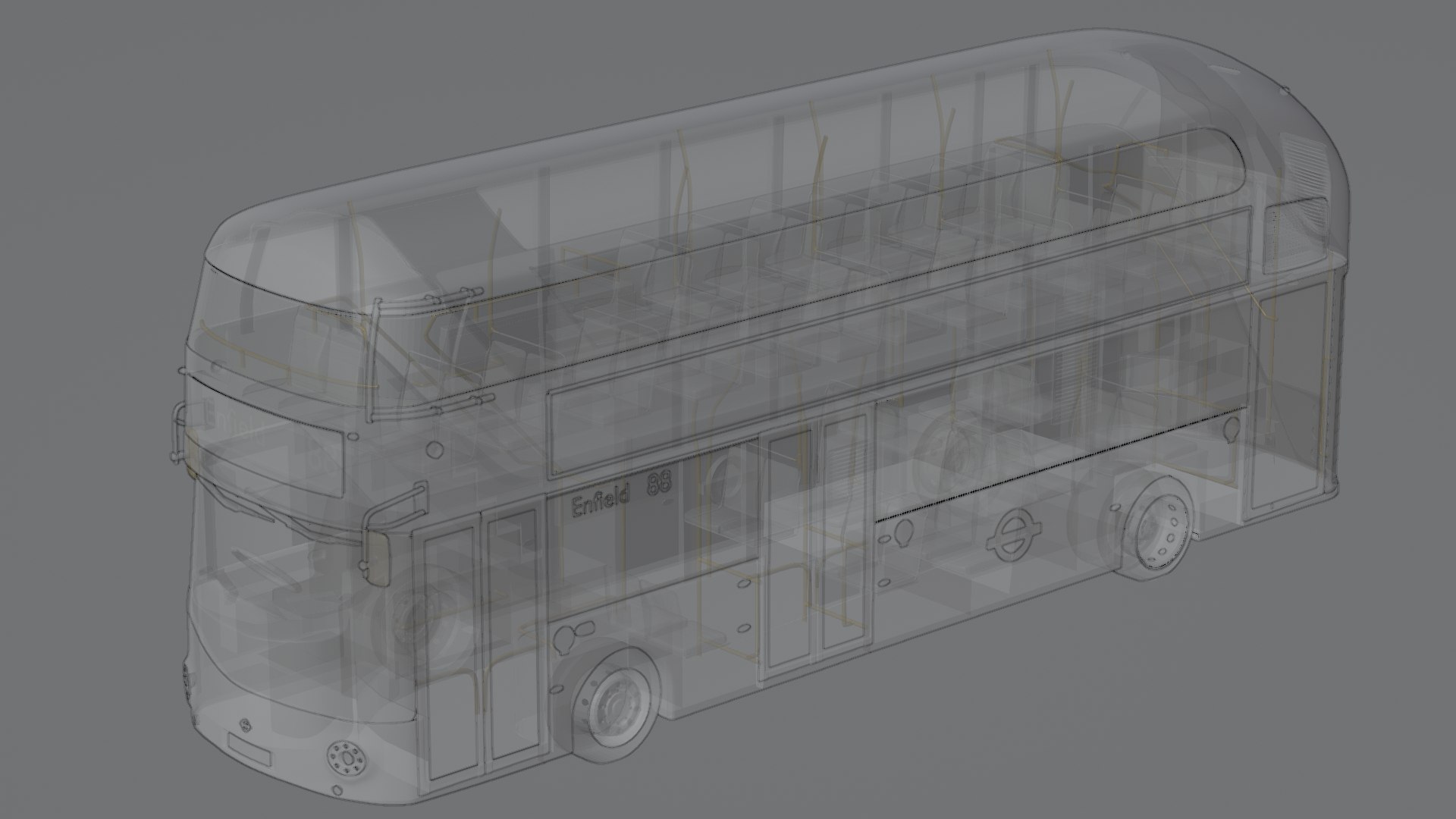 New Routemaster Bus 3D - TurboSquid 2153743