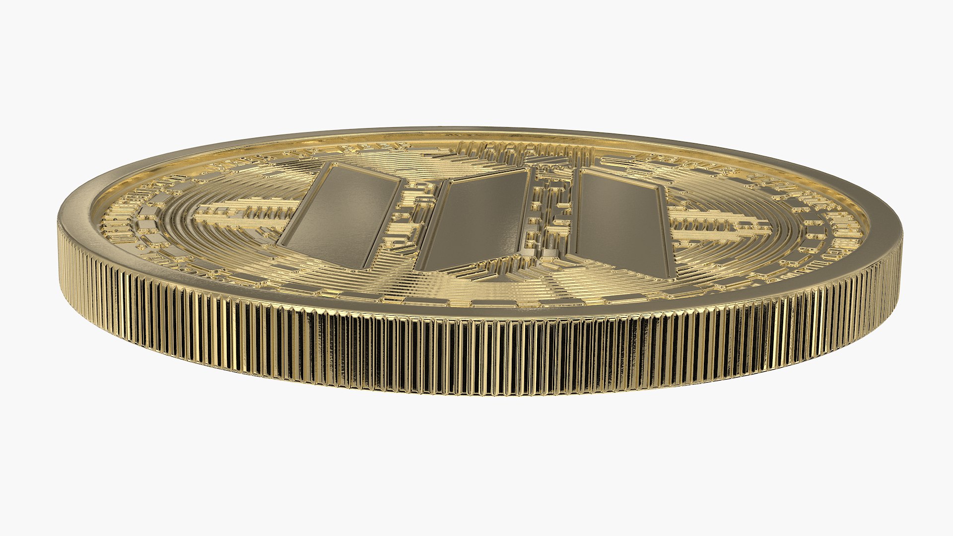 Solana Gold Coin 3D - TurboSquid 2276128