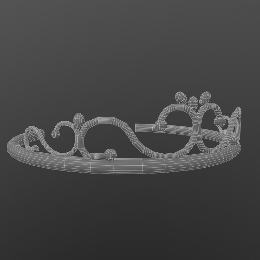 3D Tiara Model - TurboSquid 1886619