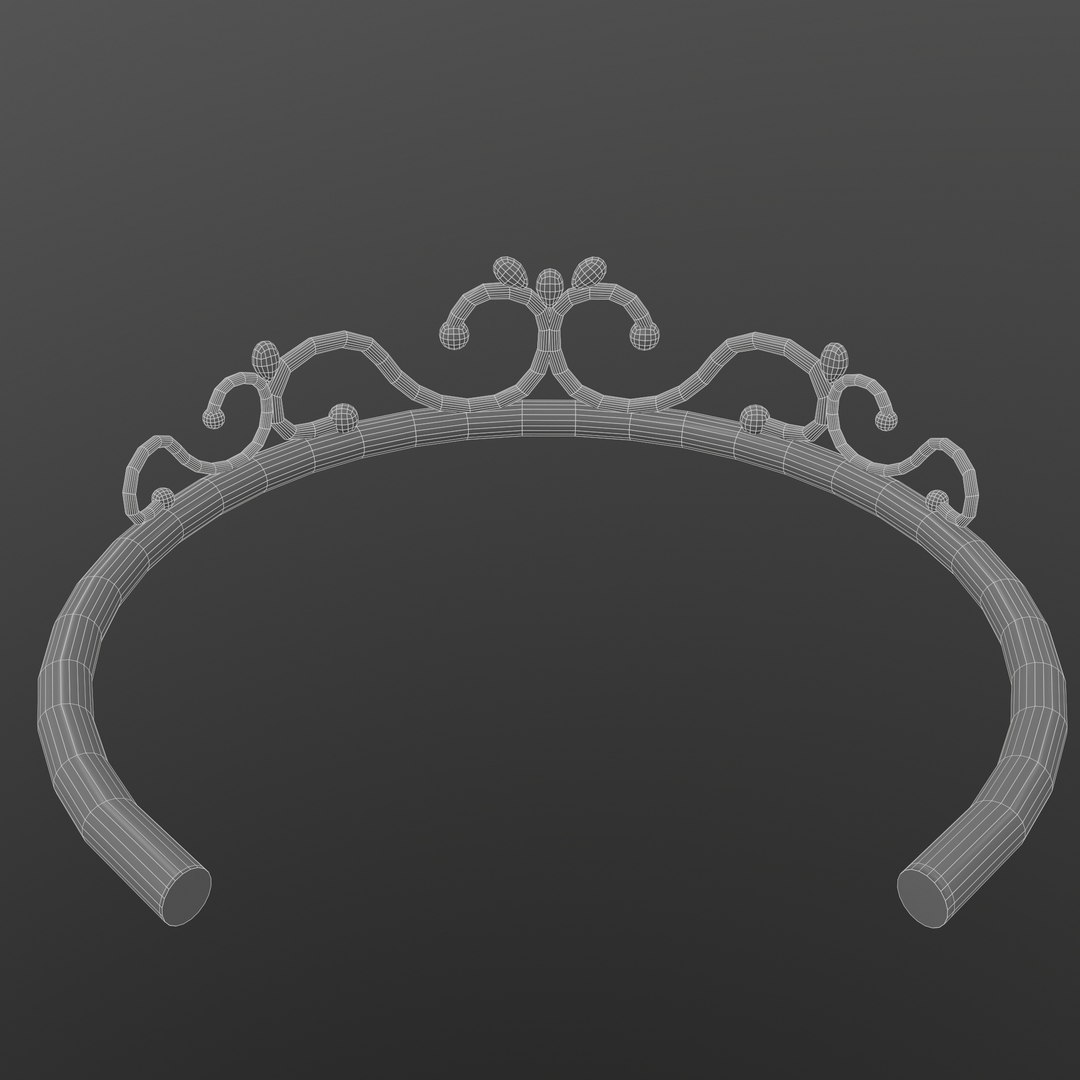 3D Tiara Model - TurboSquid 1886619