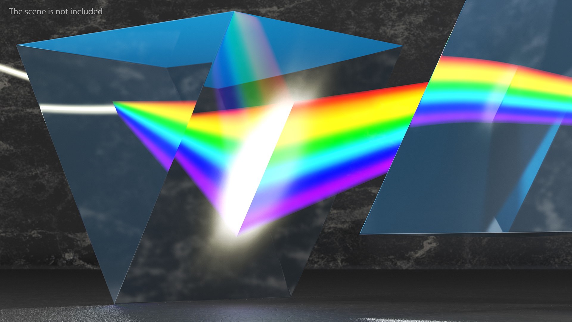 Inverted Prisms Light Spectrum Recombination 3D Model - TurboSquid 1737059