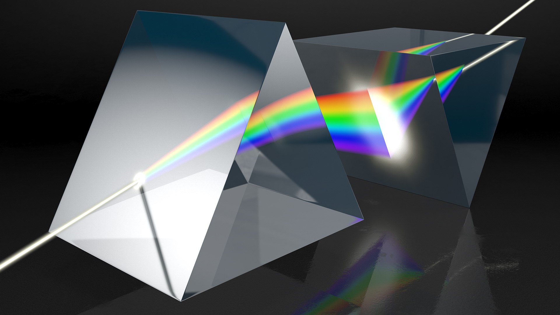 Inverted Prisms Light Spectrum Recombination 3D Model - TurboSquid 1737059
