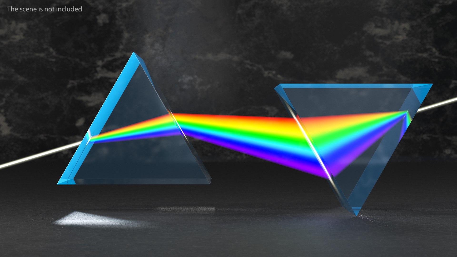 Inverted Prisms Light Spectrum Recombination 3D Model - TurboSquid 1737059