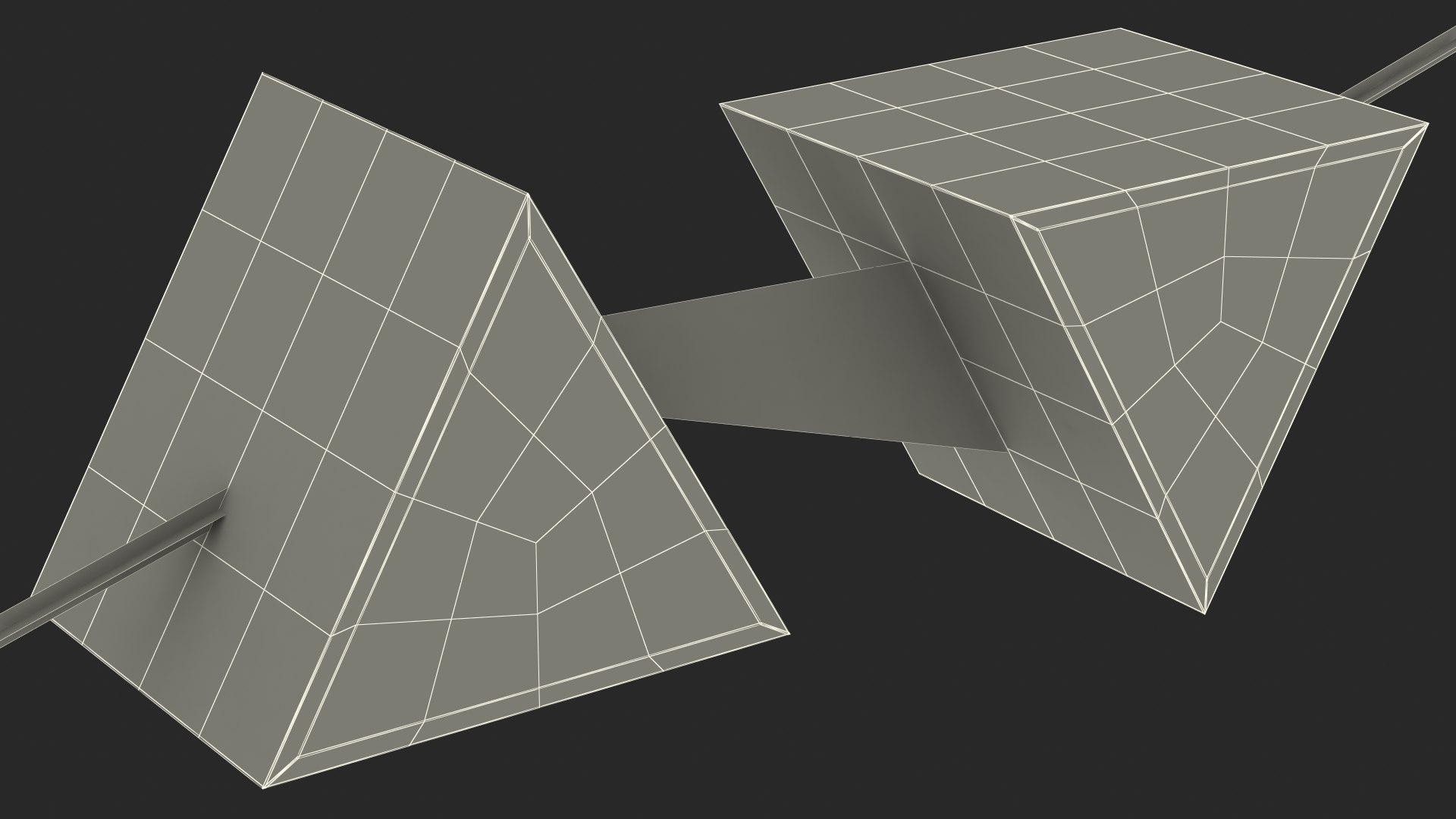 Inverted Prisms Light Spectrum Recombination 3D model - TurboSquid 1737059