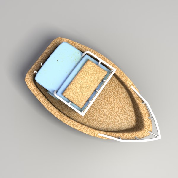 3ds max used plastic boat