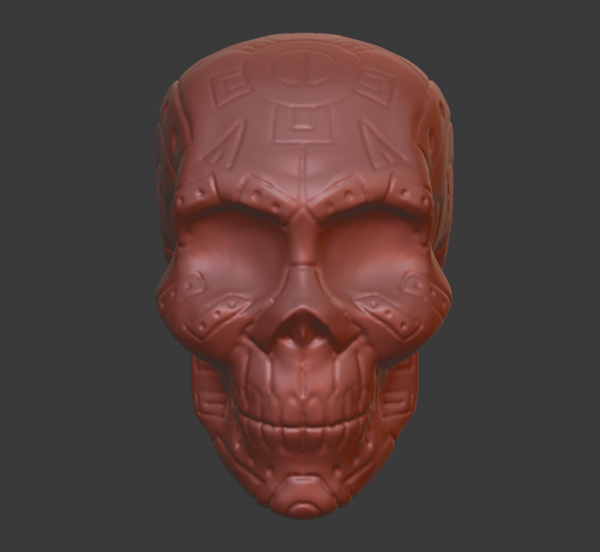 Modelled skull calaca printing 3D - TurboSquid 1641497