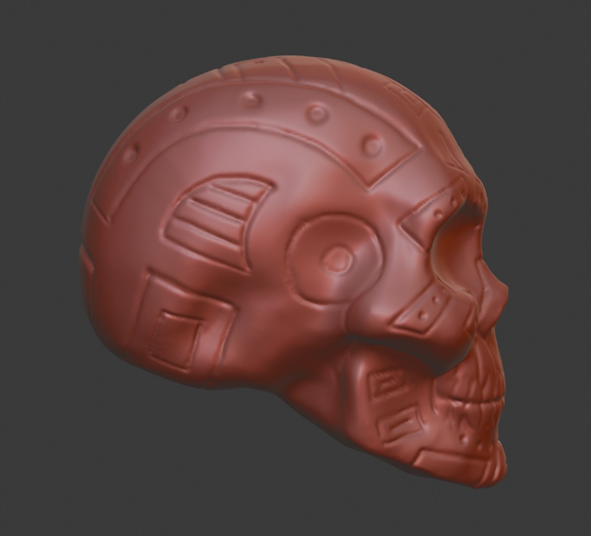 Modelled skull calaca printing 3D - TurboSquid 1641497