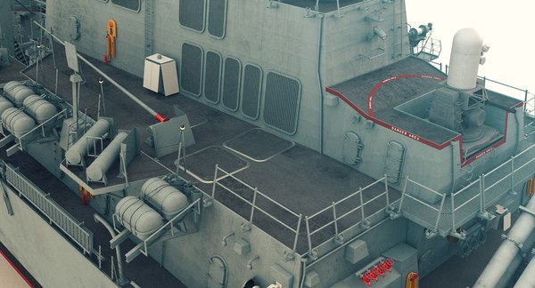 modelo 3d USS Fitzgerald Lod 3 - TurboSquid 1423261