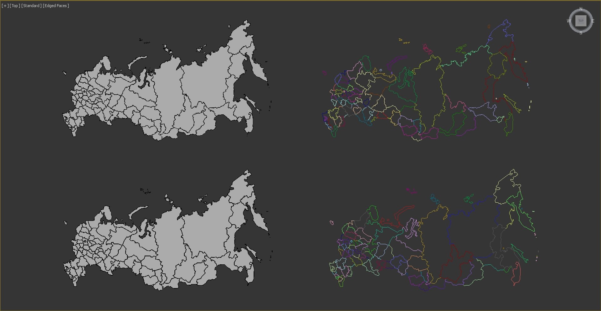 3D Russia 3d Map - TurboSquid 1876483