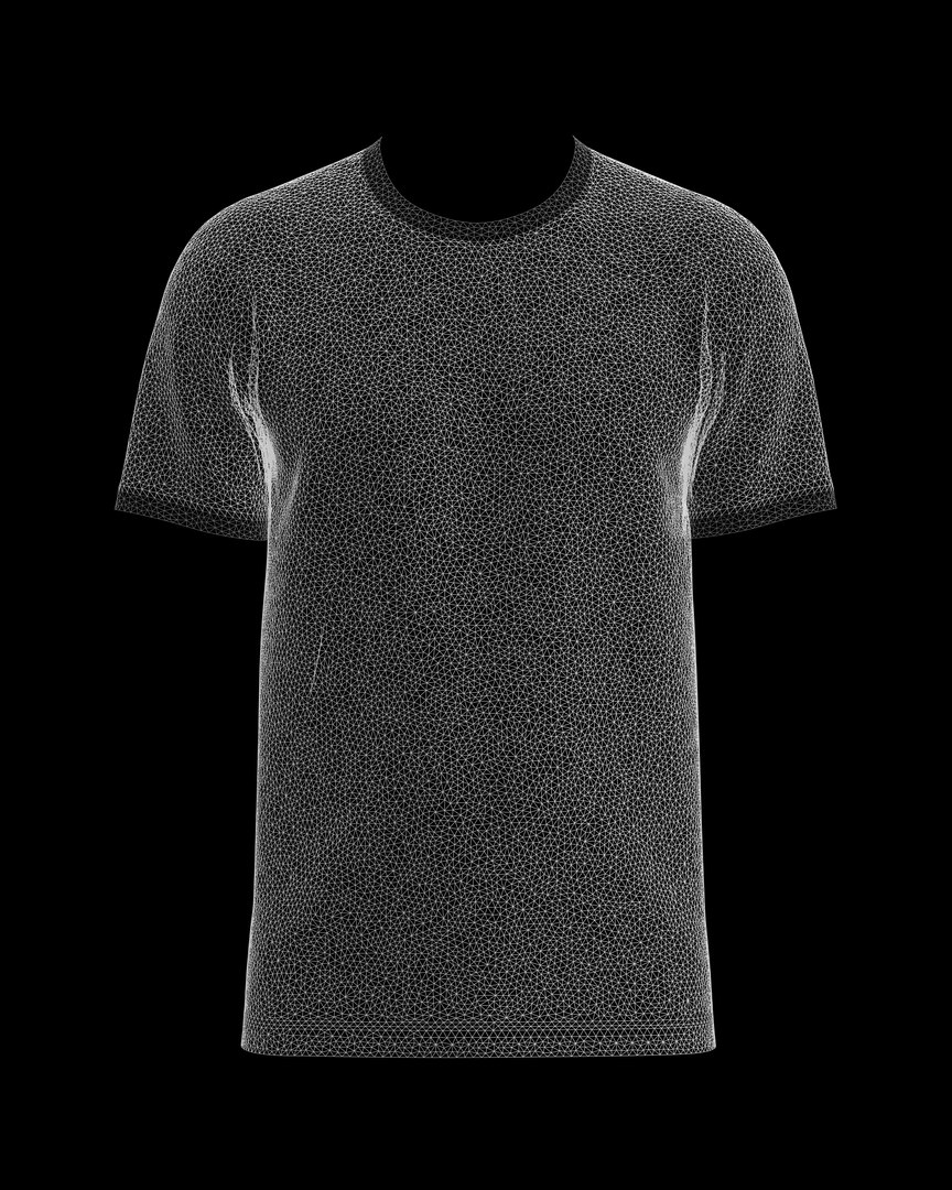 Mens AOP T-Shirt 3D model - TurboSquid 1940210