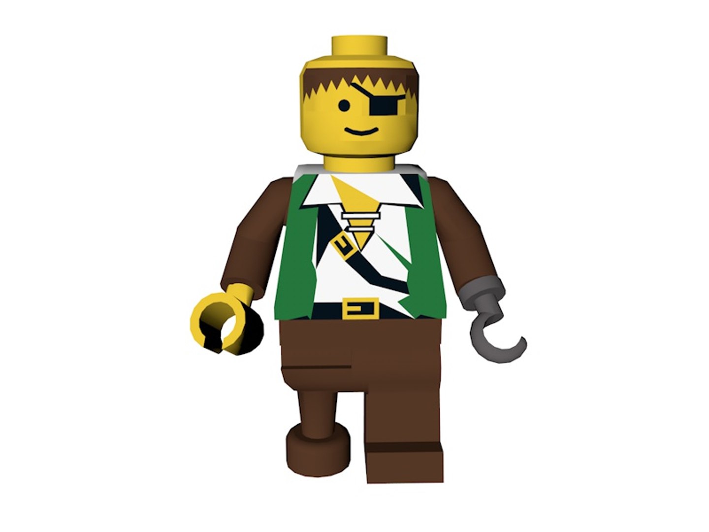 3d Obj Lego Pirate