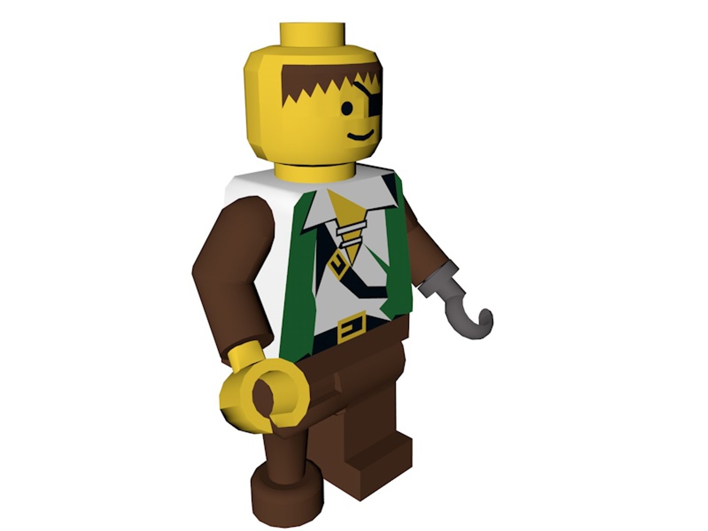 3d Obj Lego Pirate