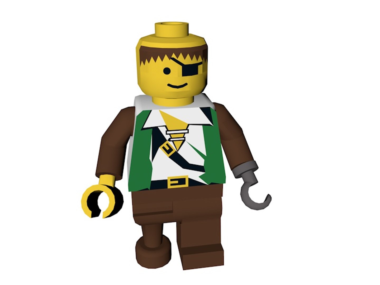3d Obj Lego Pirate
