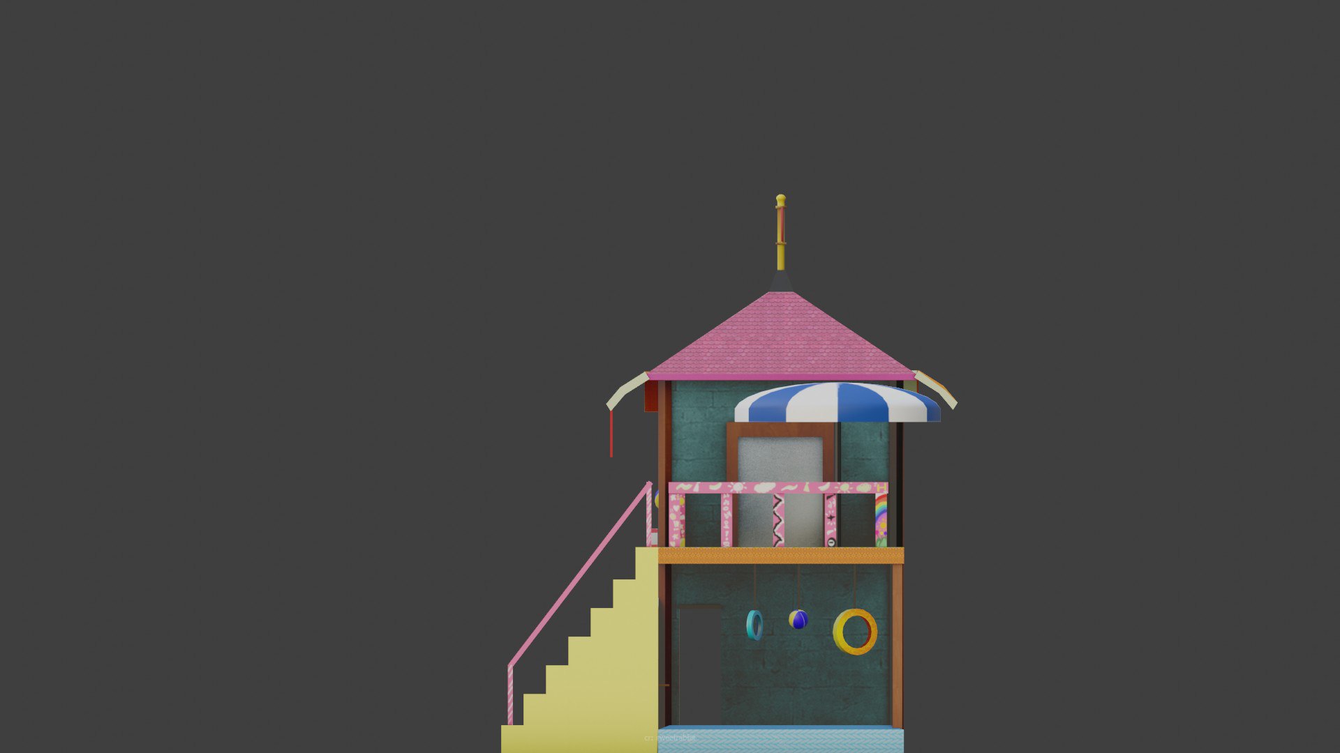 3D Beach Shop With Bar - TurboSquid 1846342