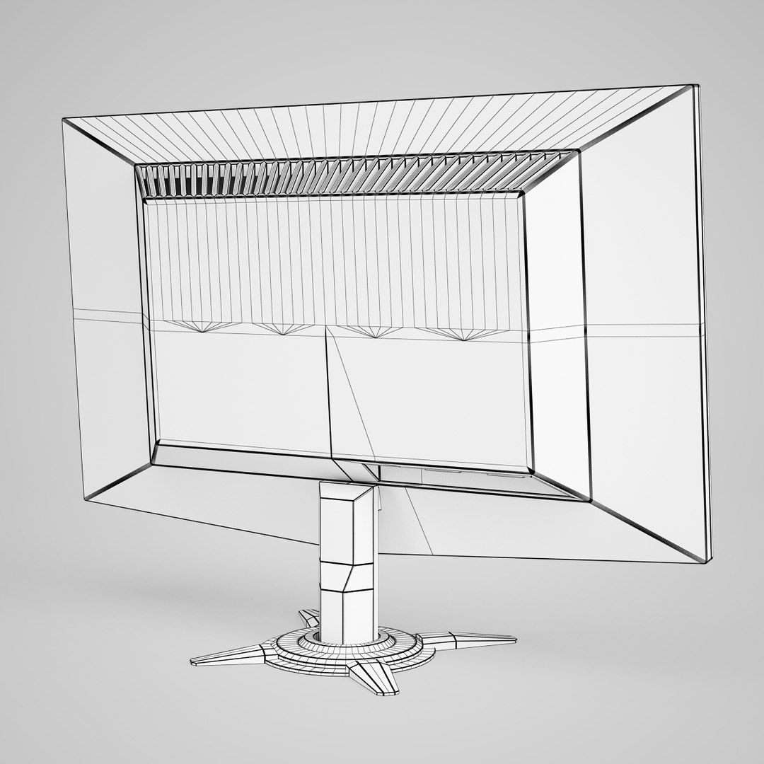 3d lcd monitor model