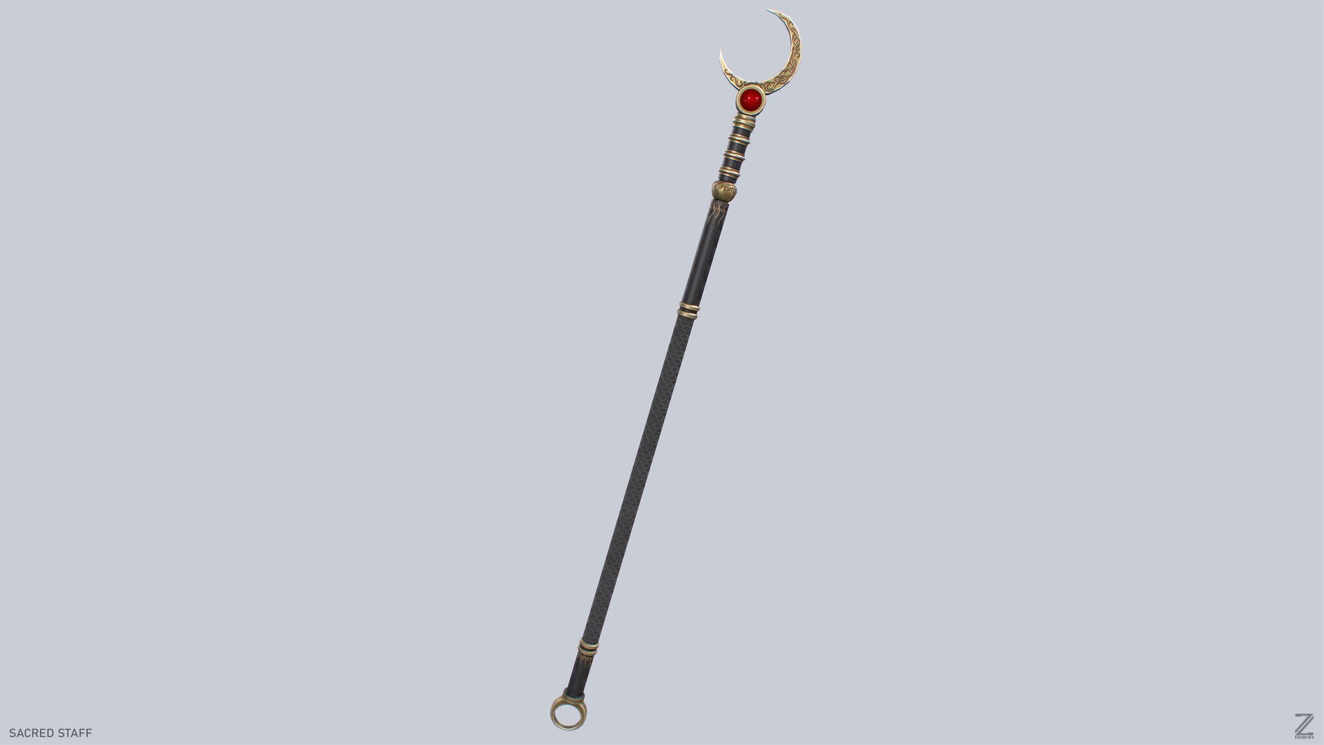 3D Model Sacred Staff - TurboSquid 2422615