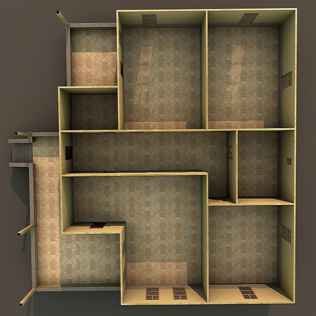 House Interior Building 3d Model