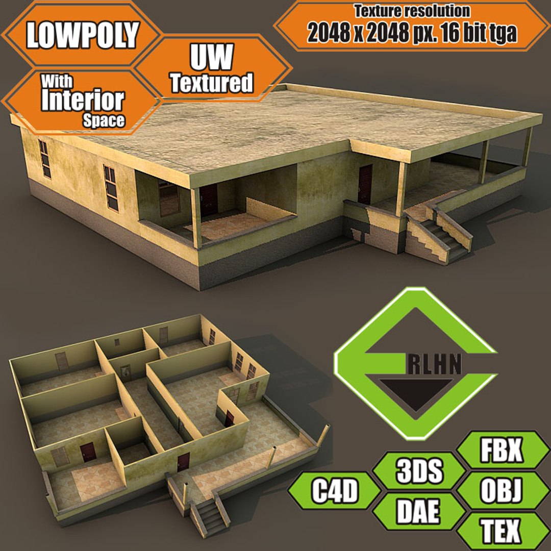 House Interior Building 3d Model